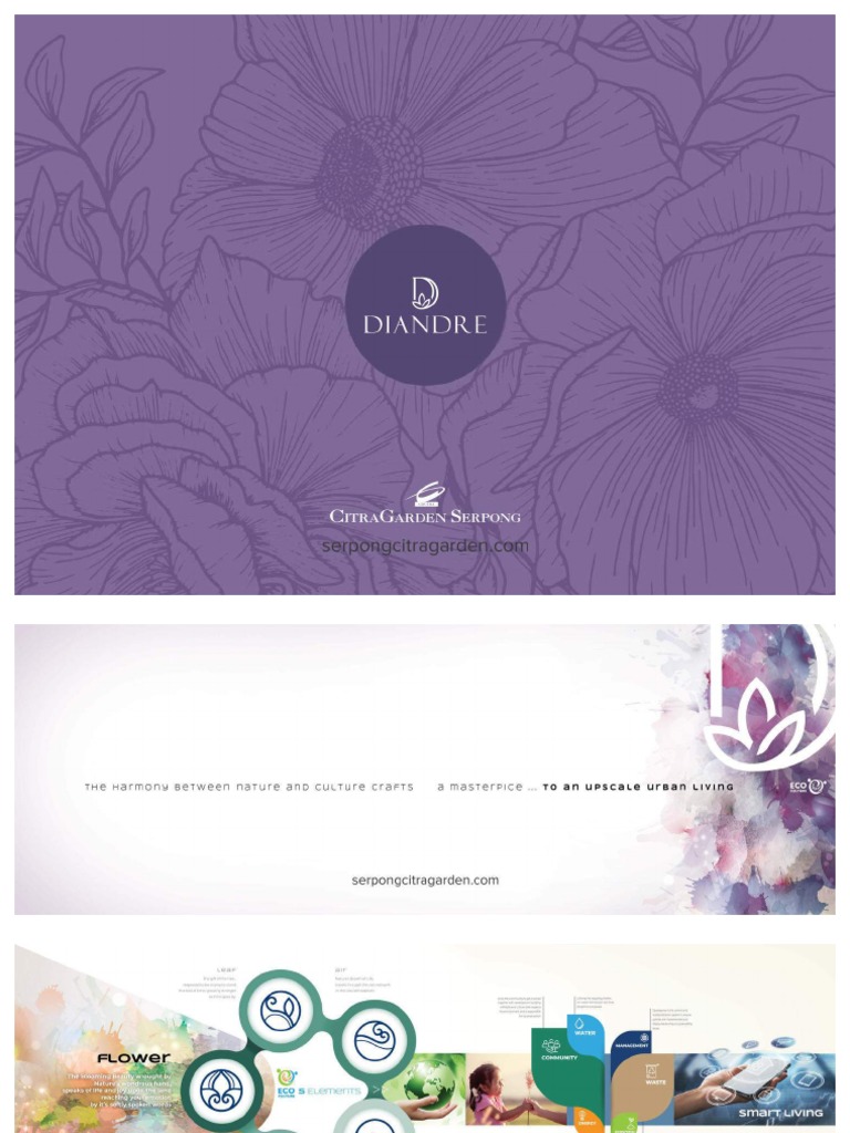 Brosur Cluster Diandre Citragarden Serpong | PDF