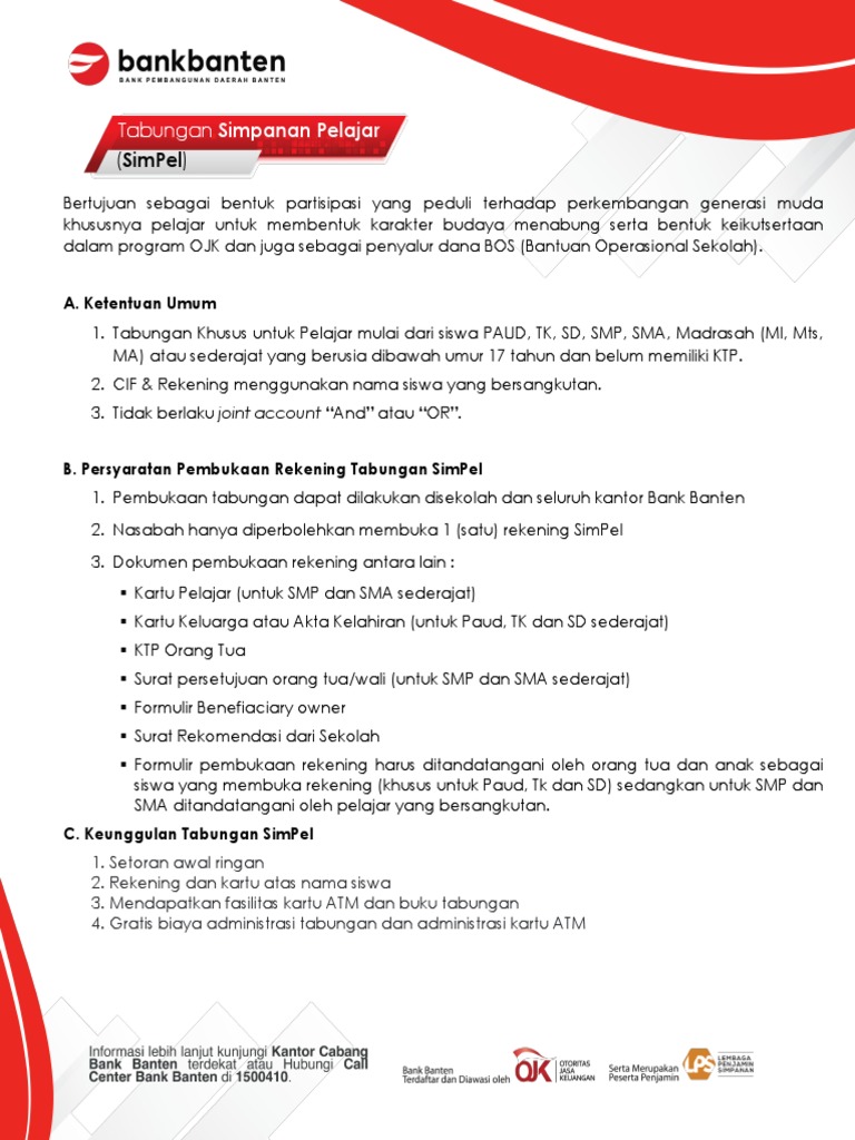 Tabungan SimPel | PDF