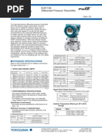 Yokogawa Eja110e PDF | PDF | Pressure Measurement | Power Supply