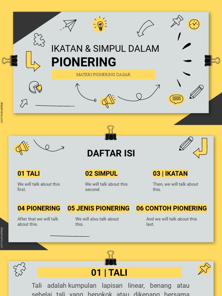 Panduan Lengkap Pionering dan Simpul | PDF
