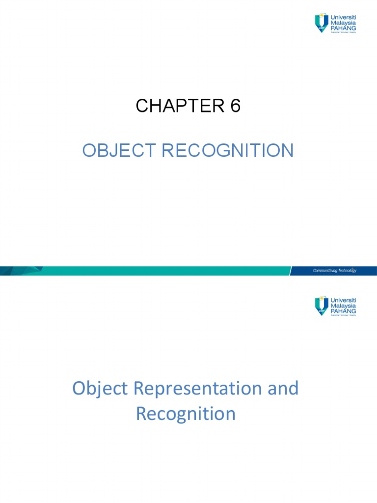 Chapter 6 Object Recognition | PDF | Information Science | Artificial ...