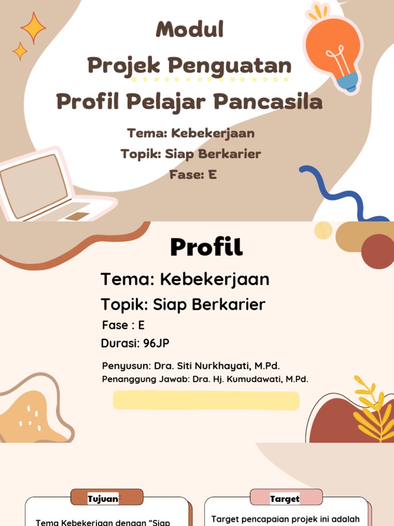 Rev 2 Modul P5 Tema Kebekerjaan Fase E SMKN 5 Jember | PDF | Karier & Perkembangan ...