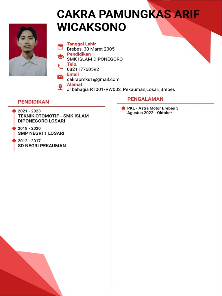 CV Cakra Pamungkas Arif Wicaksono | PDF