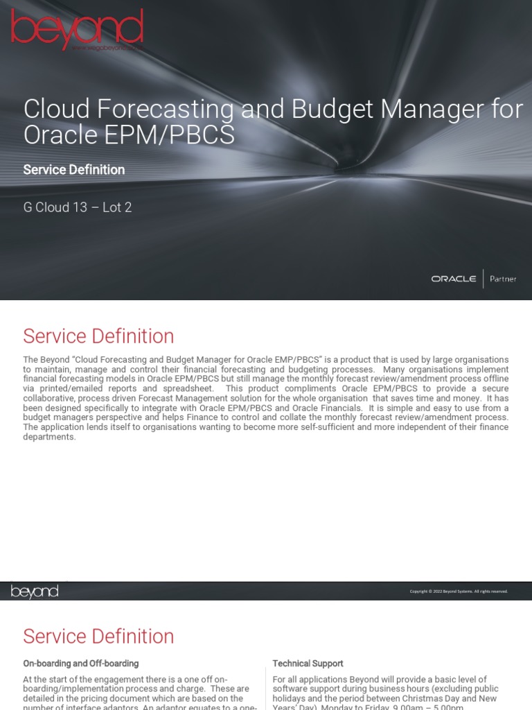 Service Definition Document 2022 05 18 0945 | PDF | Cloud Computing ...