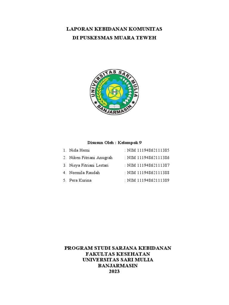 Laporan Komunitas - Kelompok 9 | PDF
