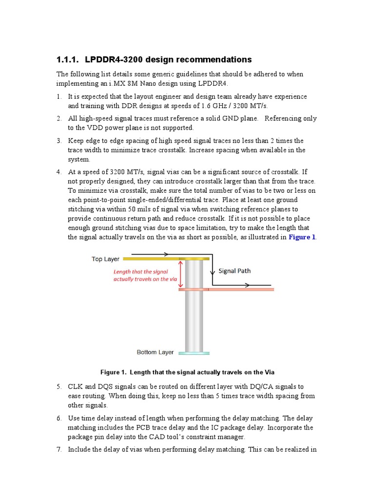 LPDDR4 Line Impedance On I MX8QX | PDF | Printed Circuit Board | Computer Data