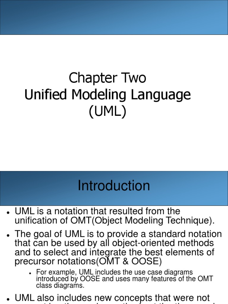 Ch-2 UML Editted | PDF | Unified Modeling Language | Use Case