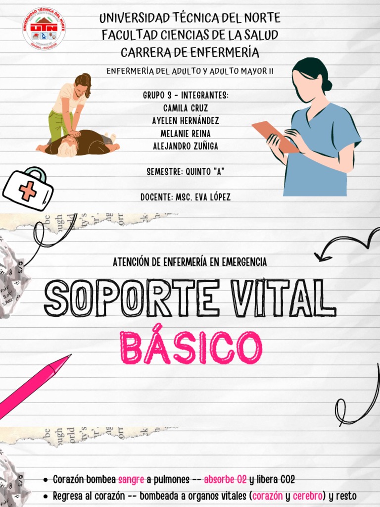 Soporte Vital Básico - Compressed | PDF | Reanimación cardiopulmonar | Paro cardíaco