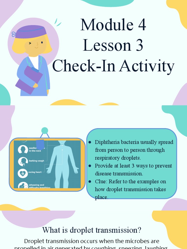 Module 4 Lesson 3 Check-In Activity | PDF | Infection | Medicine