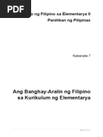 Pagtuturo NG Filipino Sa Elementarya 1 | PDF
