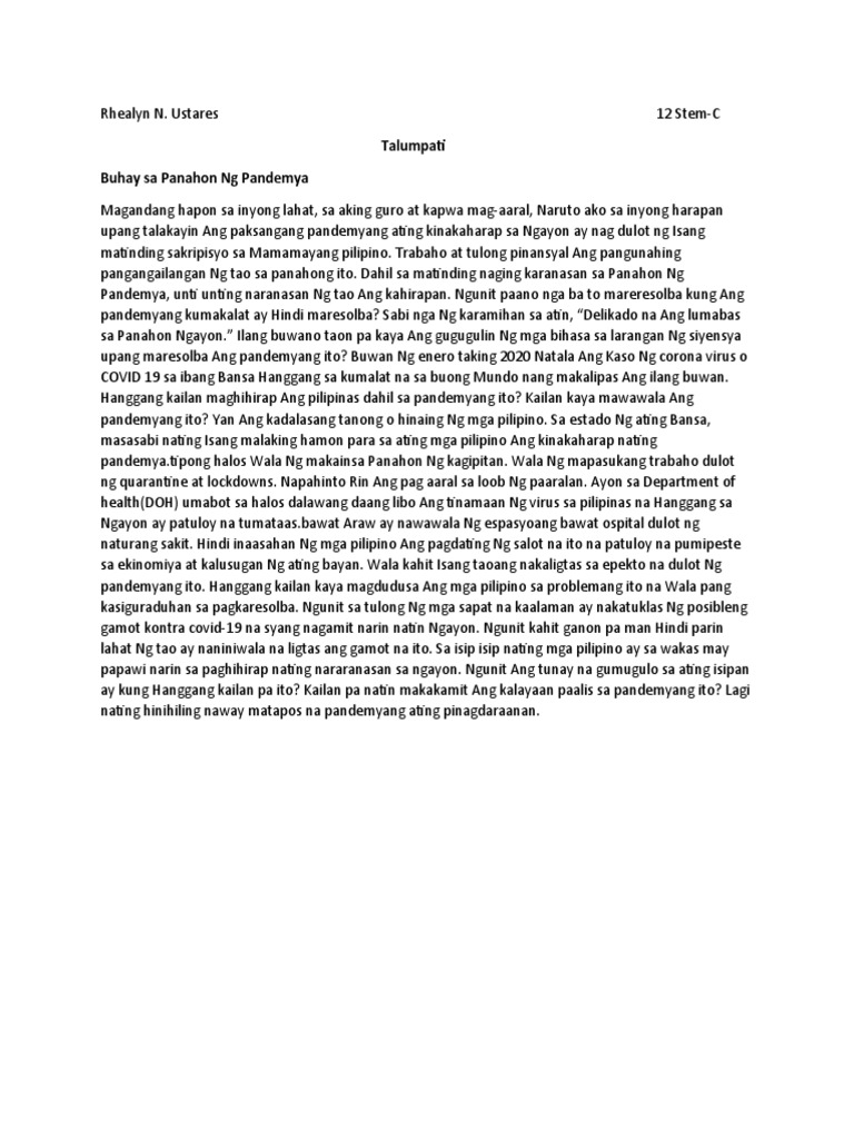 Talumpati | PDF