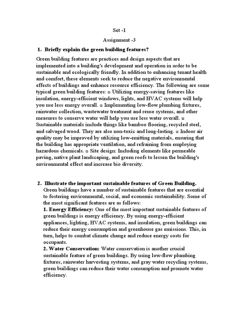 Assignment 3 | Download Free PDF | Green Building | Efficient Energy Use