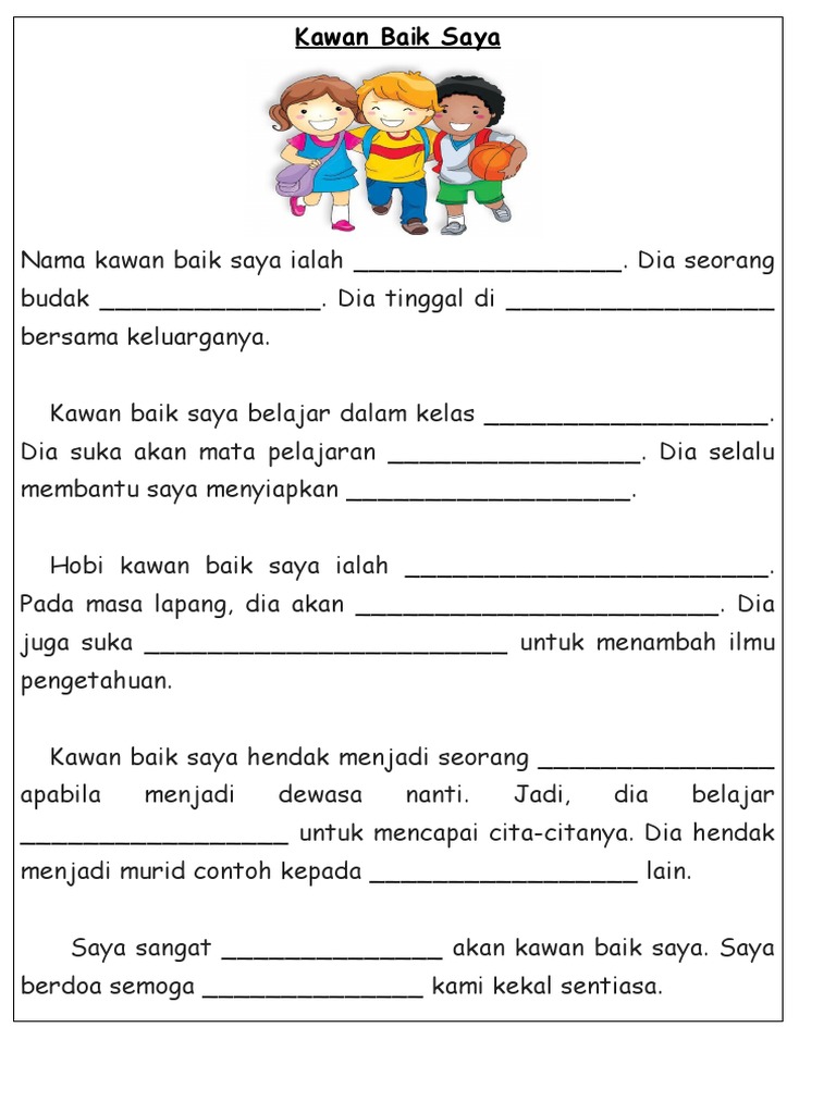 Karangan Tentang Kawan Baik Saya | PDF