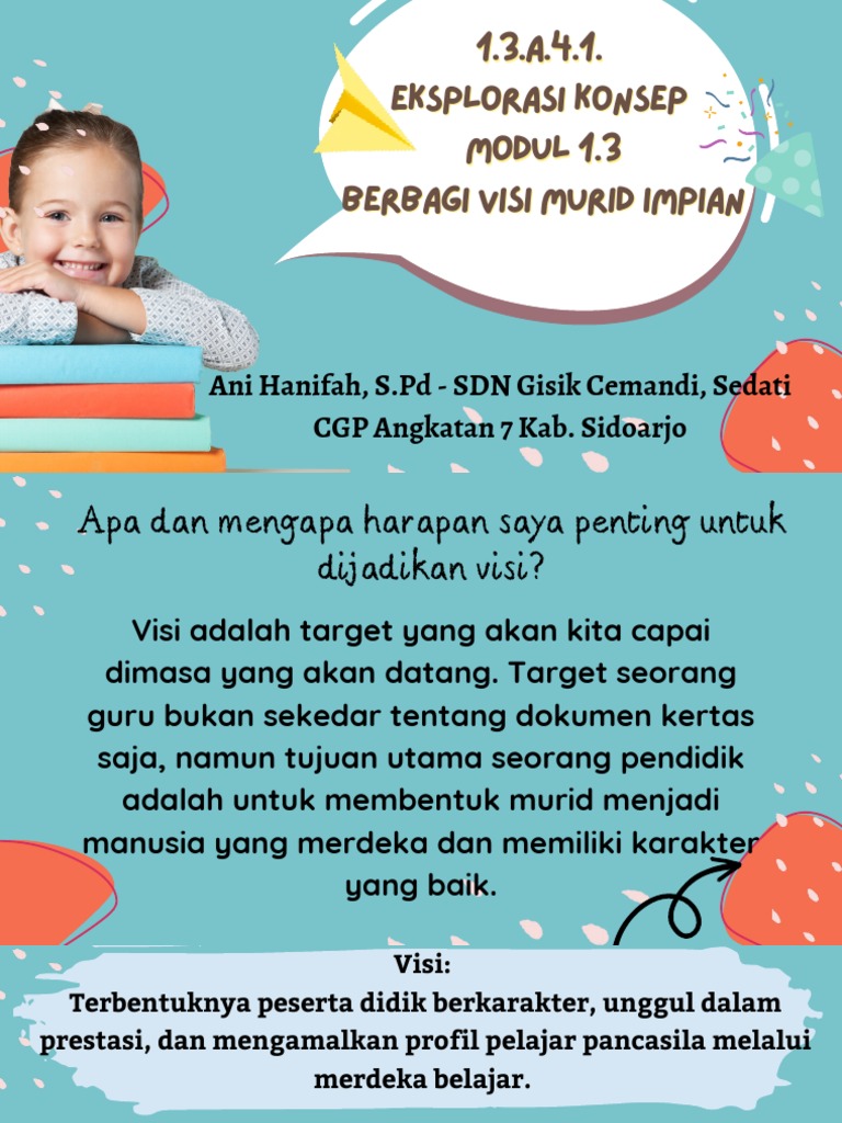 Visi Pendidikan SDN Gisik Cemandi | PDF