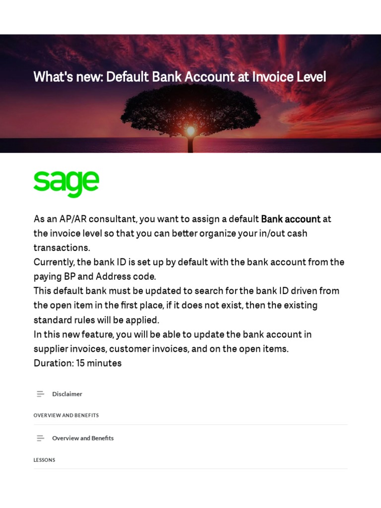Default Bank Account Setup for Invoices | PDF | Invoice | Banks