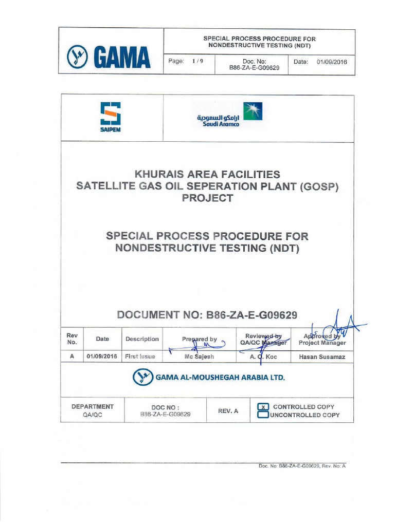 11.c NDT Procedures | Download Free PDF | Nondestructive Testing | Welding