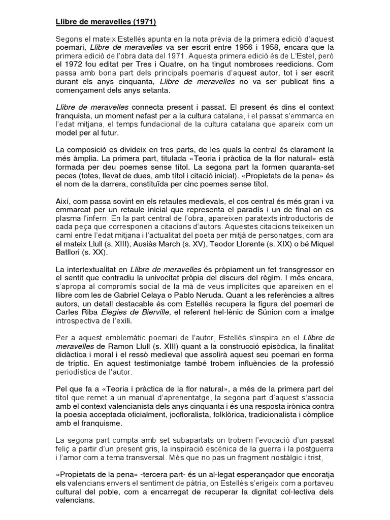 Llibre de Meravelles | PDF