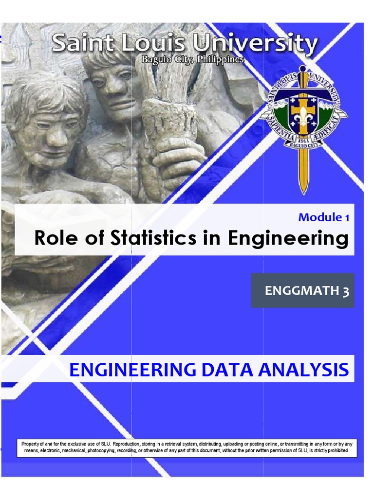 MODULE 1 Role of Statistics in Engineering | PDF | Statistics | Experiment