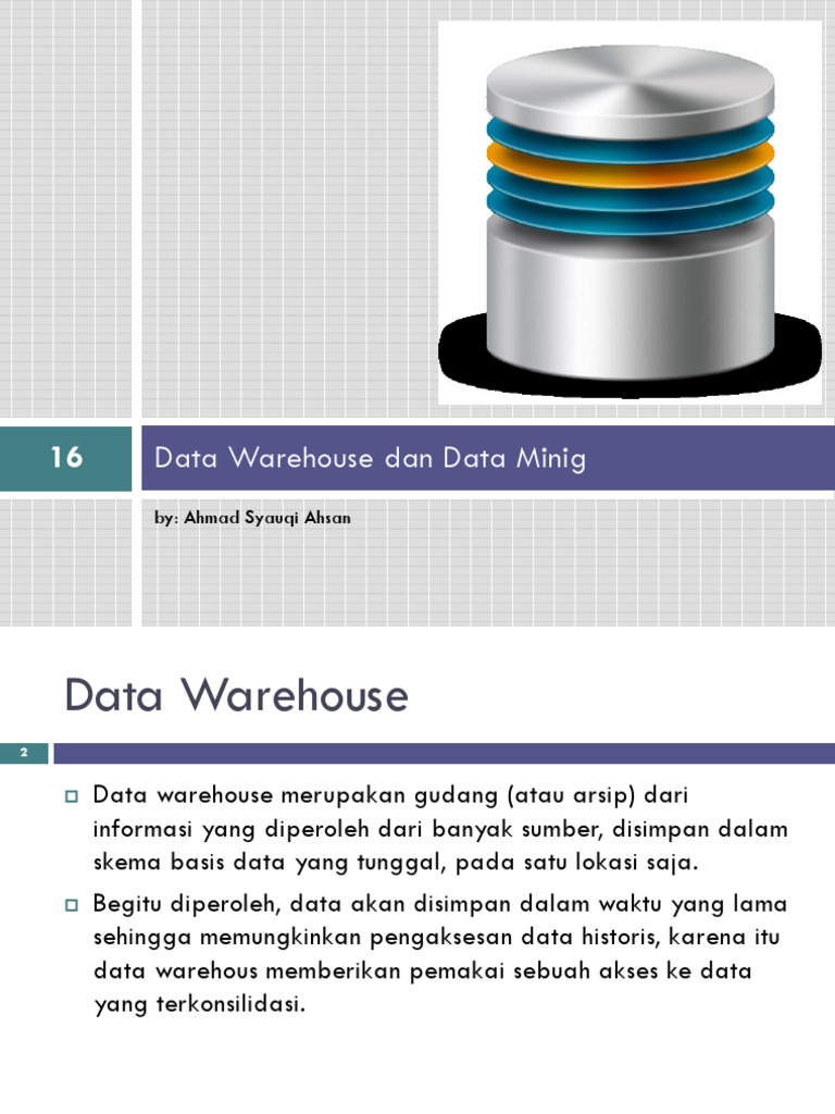 16 - Data Warehouse Dan Data Mining | PDF
