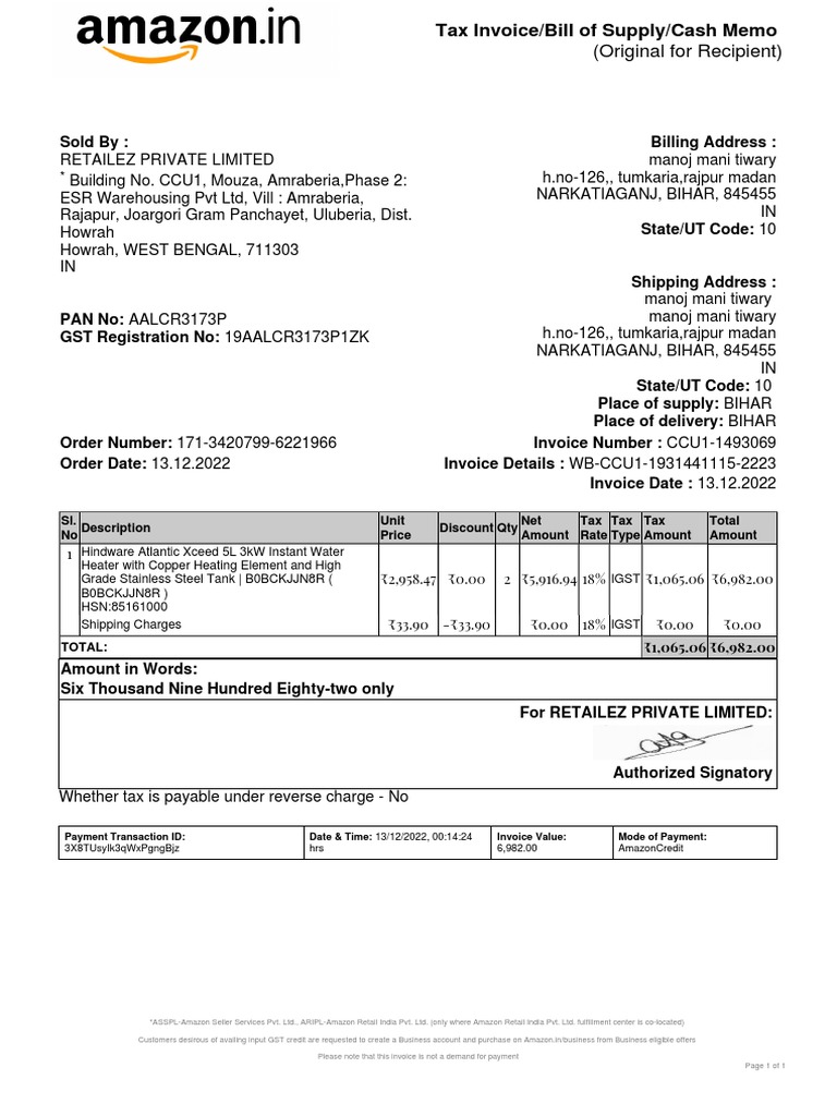 Invoice | PDF | Invoice | Market (Economics)