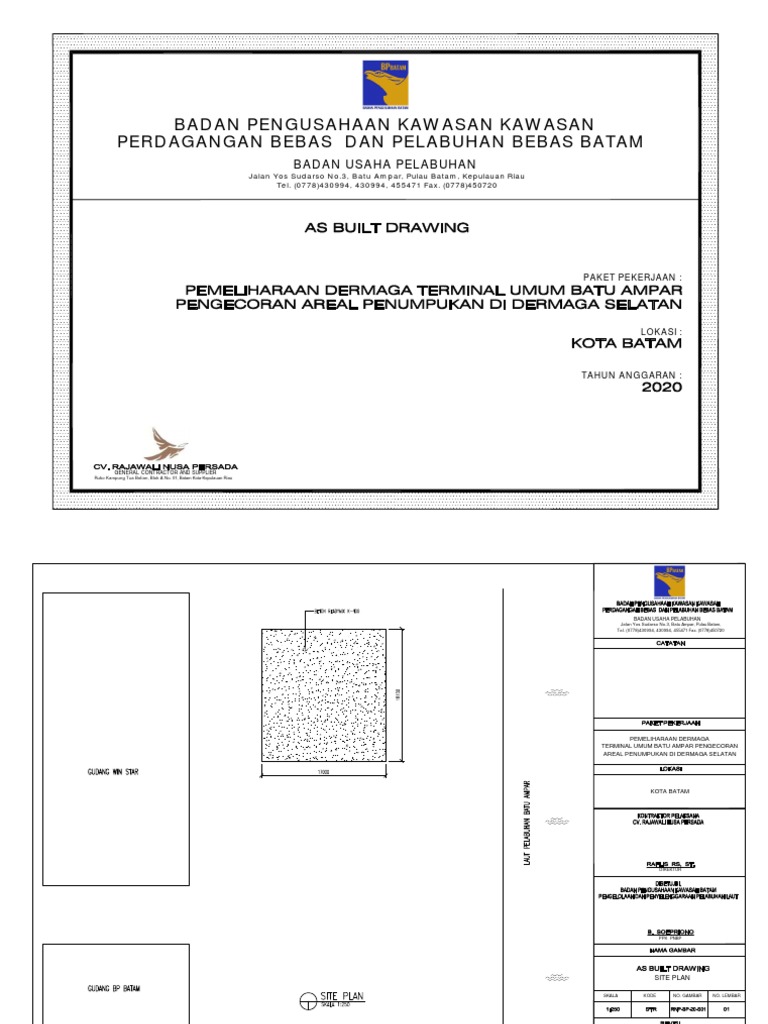 Dermaga BP - As Built | PDF