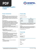 Hempaprime Multi 500 Product Data Sheet | PDF | Paint | Shelf Life