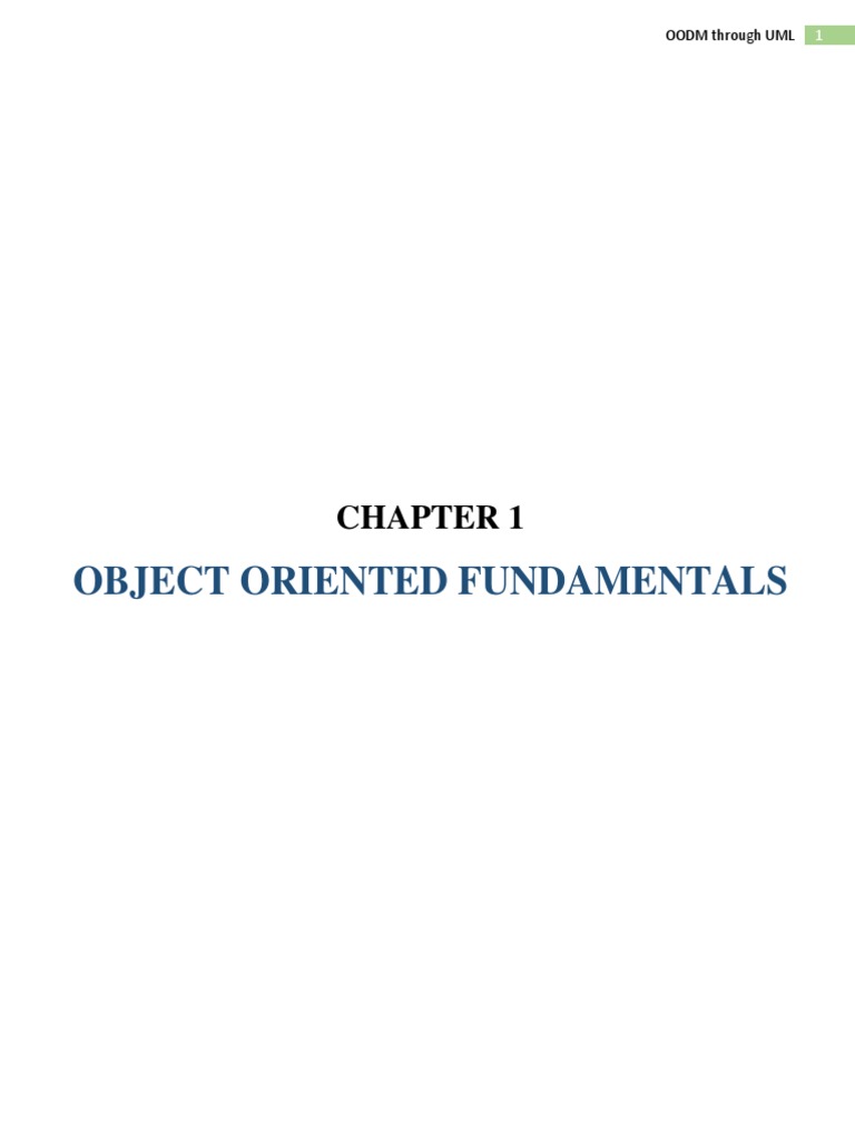 Object-Oriented Design Basics | PDF | Class (Computer Programming) | Use Case