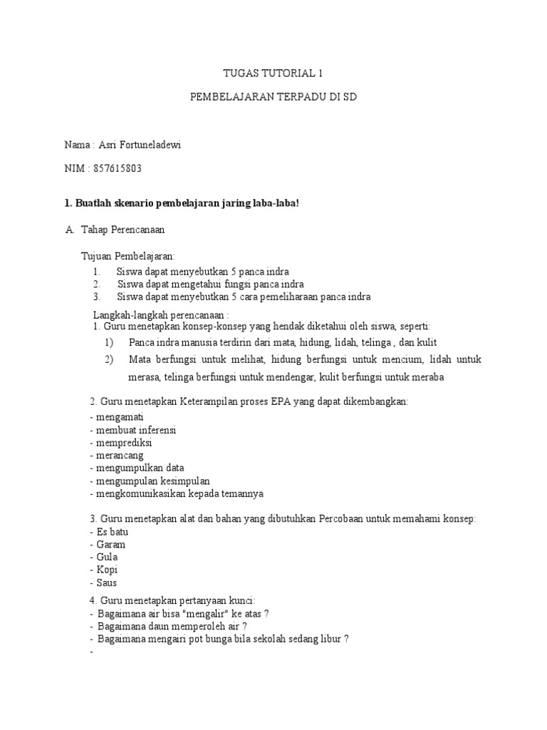 Tugas Tutorial 1 | PDF