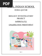 Biology Investigatory Project | PDF | Infertility | Assisted ...