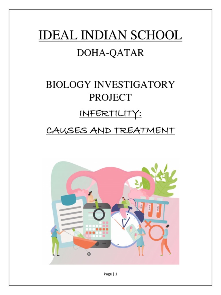 Biology Investigatory Project | PDF | Infertility | In Vitro Fertilisation