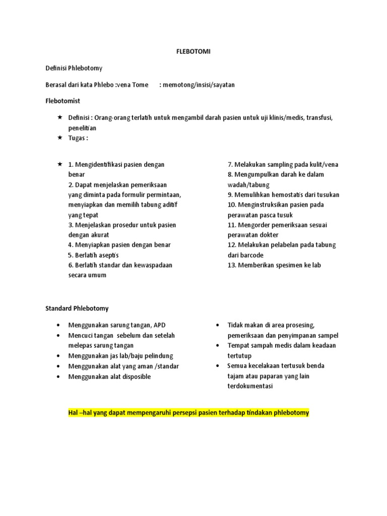 Flebotomi FT 1 | PDF | Pengembangan Diri | Sains & Matematika