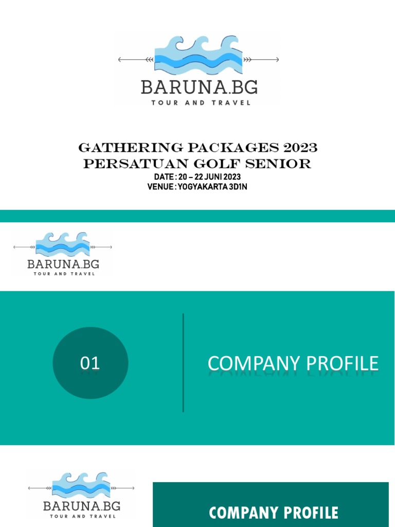 Gathering Packages Yogyakarta Persatuan Golf Senior | PDF