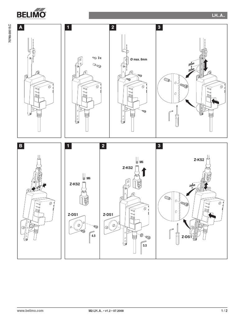 Belimo LH..A On-Off Installation-Instructions | PDF