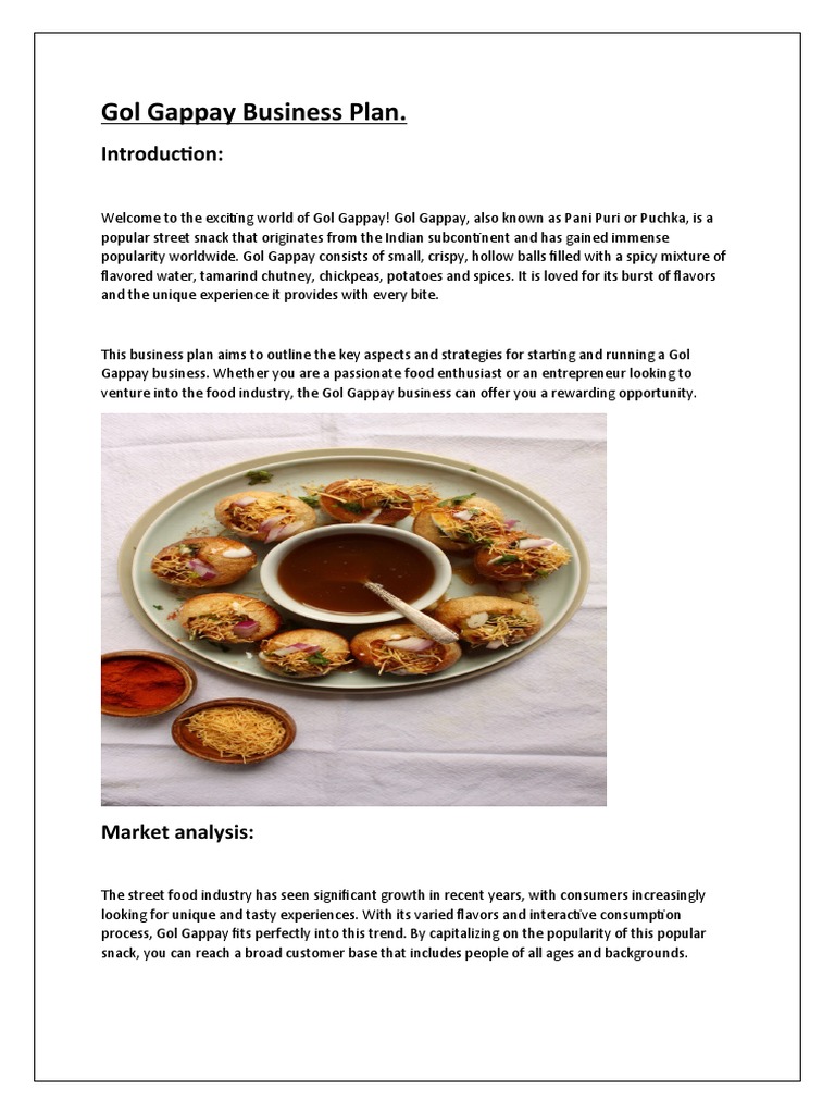 Gol Gappay Business Plan | PDF | Employment | Recruitment