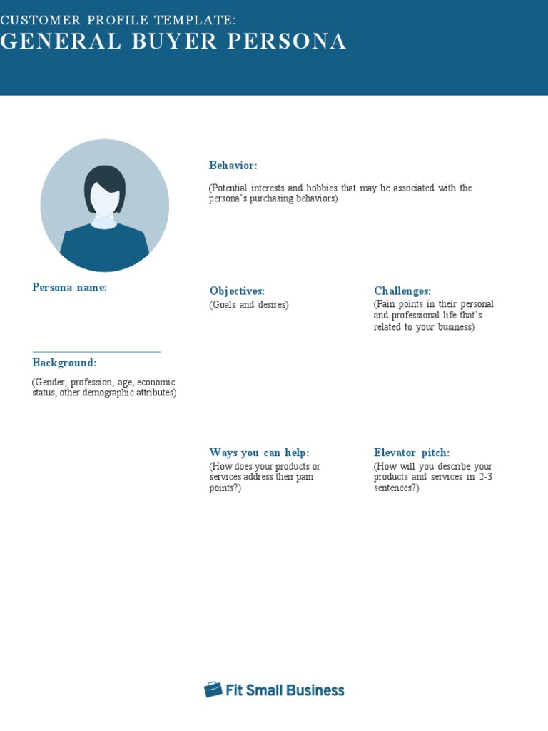 Customer_Profile_Templates | PDF | Behavior | Sales