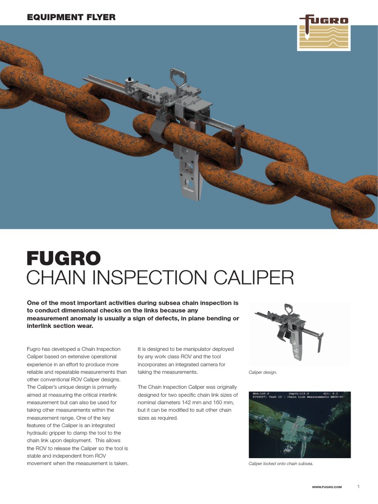 Chain Inspection Caliper | PDF | Equipment | Manufactured Goods