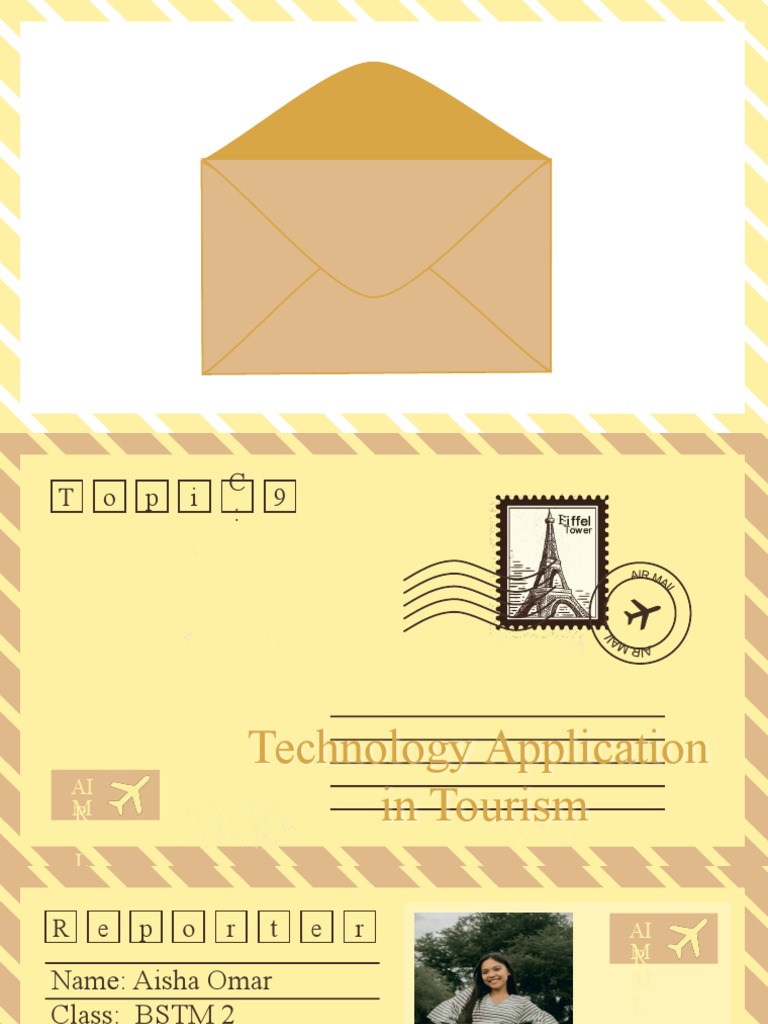 Technology Application in Tourism | PDF | Tourism | Artificial Intelligence