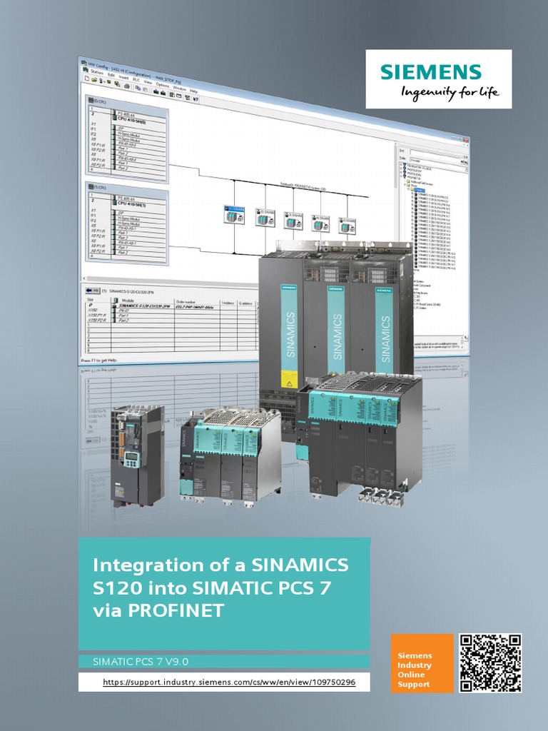 Integration of Drive Systems Via PROFINET in PCS7 en | PDF | Network ...