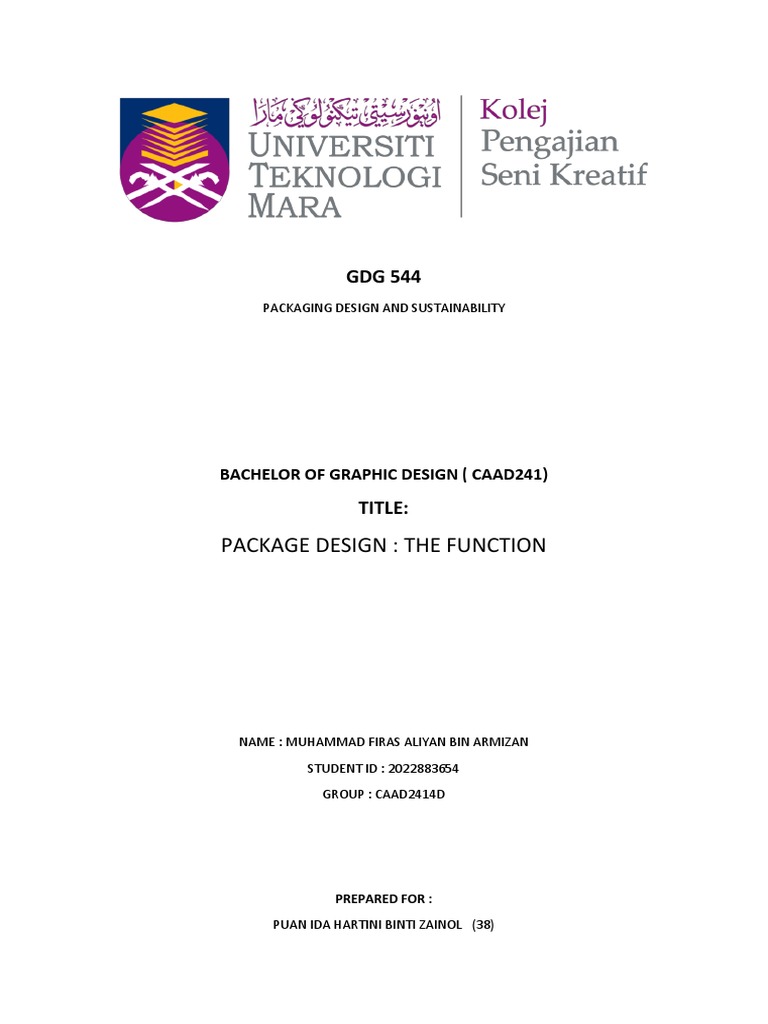 Essay Package Design and The Function | PDF | Brand | Packaging And ...