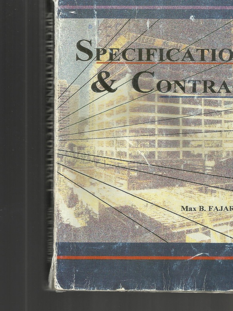 Specifications and Contract Part 1 | PDF