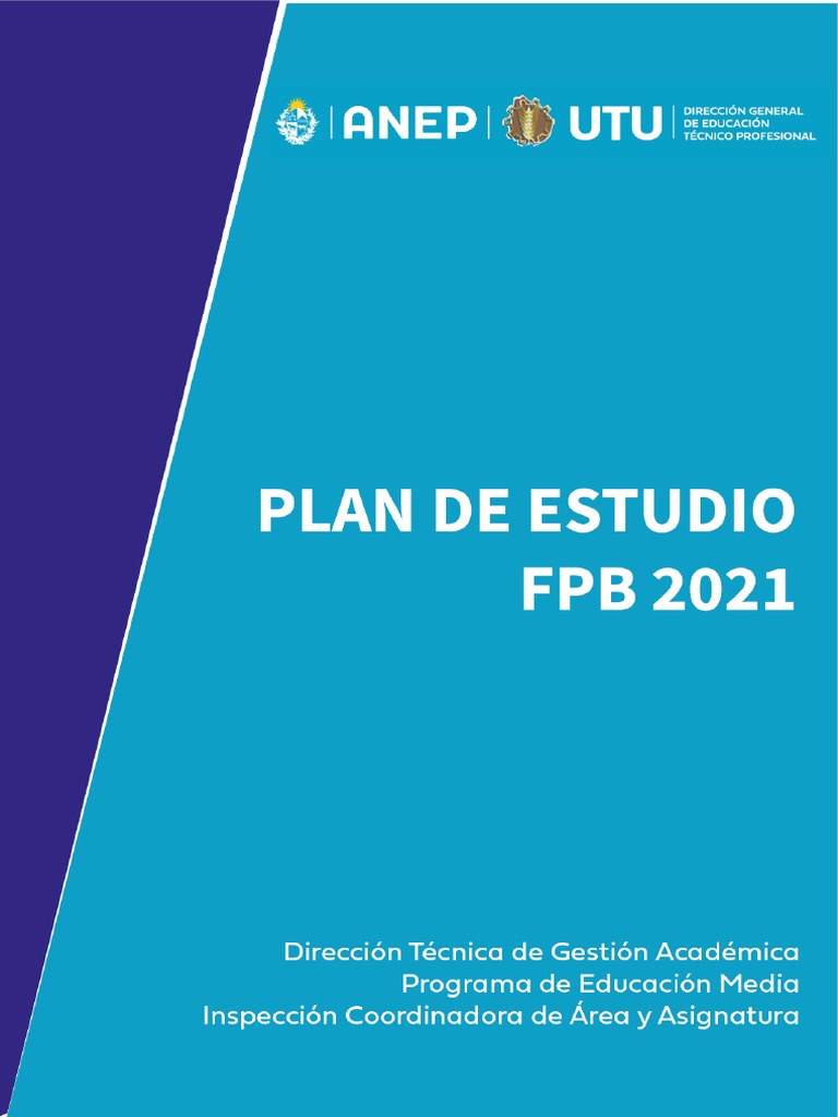Plan FPB 2021: Propuesta Educativa | PDF | Plan de estudios | Educación ...