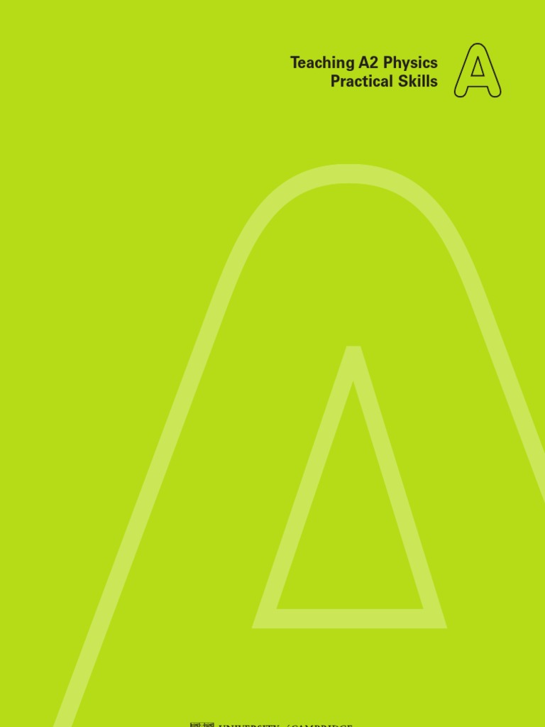 Teaching A2 Physics Practical Skills Pdf Experiment Uncertainty