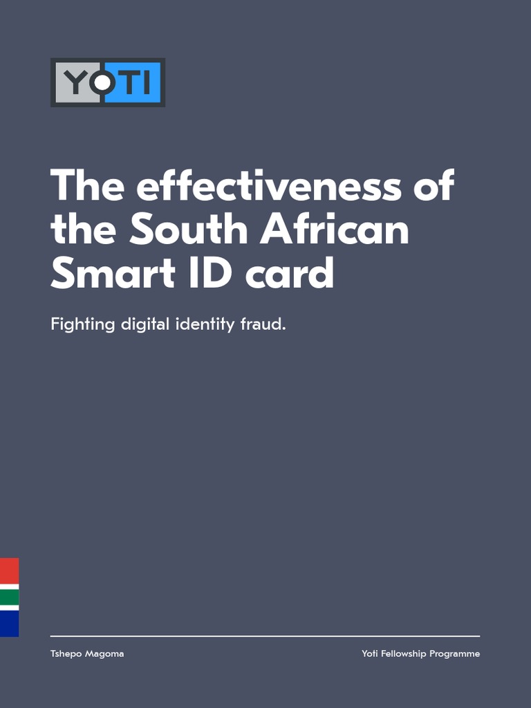 The Effectiveness of South African Smart ID Card-Tshepo-Magoma ...
