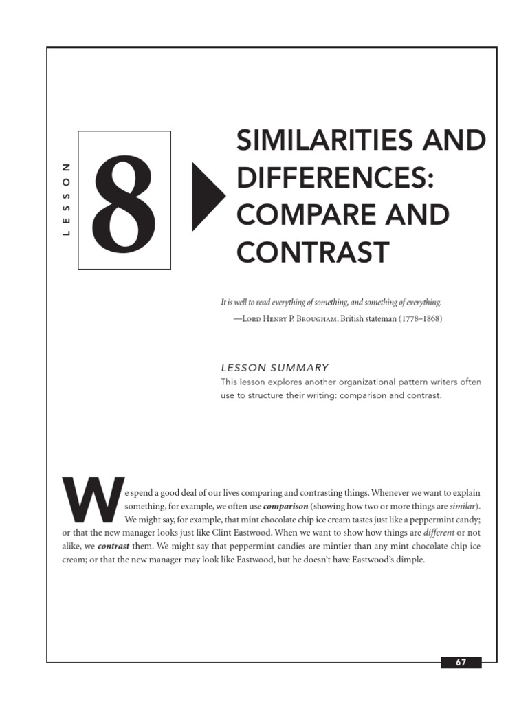 5 Compare N Contrast | PDF | Botany