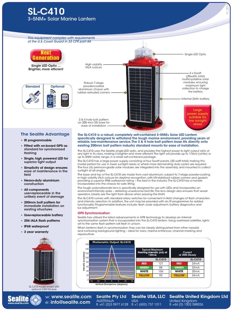 SLC410 PDF | PDF | Light Emitting Diode | Flash (Photography)