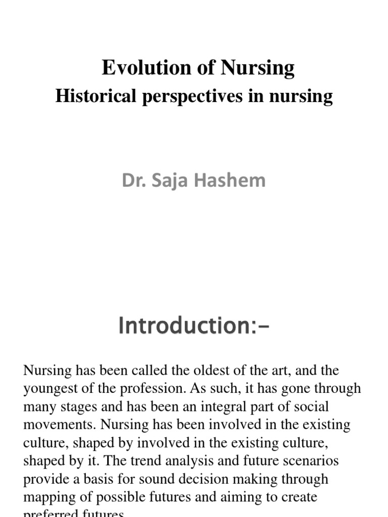 Historical Perspective of Nursing Process | PDF | Nursing | Florence ...