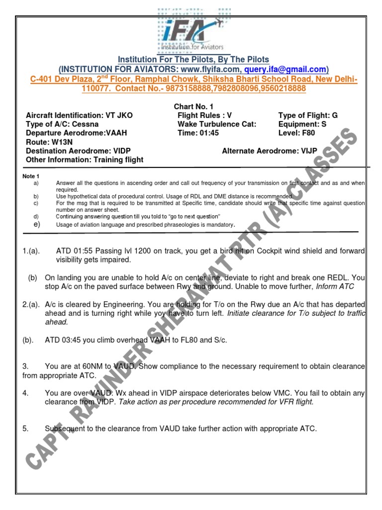 RT Q Jko | PDF | Air Traffic Control | Visual Flight Rules
