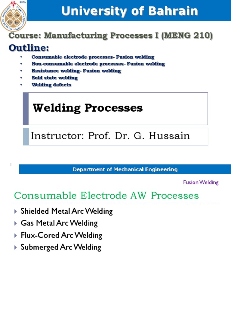 Welding Processes PDF | PDF | Construction | Welding