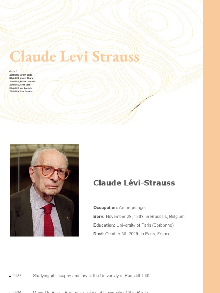 Claude Levi Strauss | PDF | Marxism | Cognition