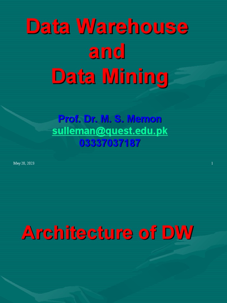 Unit #3 - Data Warehouse and Data Mining | PDF | Data Warehouse | Relational Database
